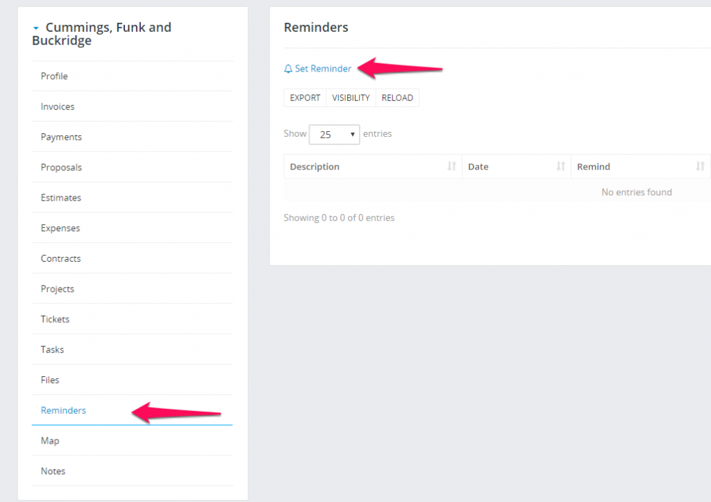 Customer Reminders | Powerful Open Source CRM
