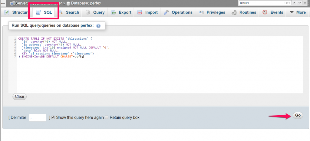 update-database-sessions | Powerful Open Source CRM