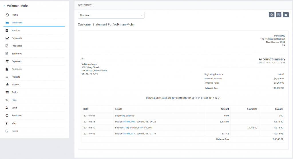 customer-statement | Powerful Open Source CRM